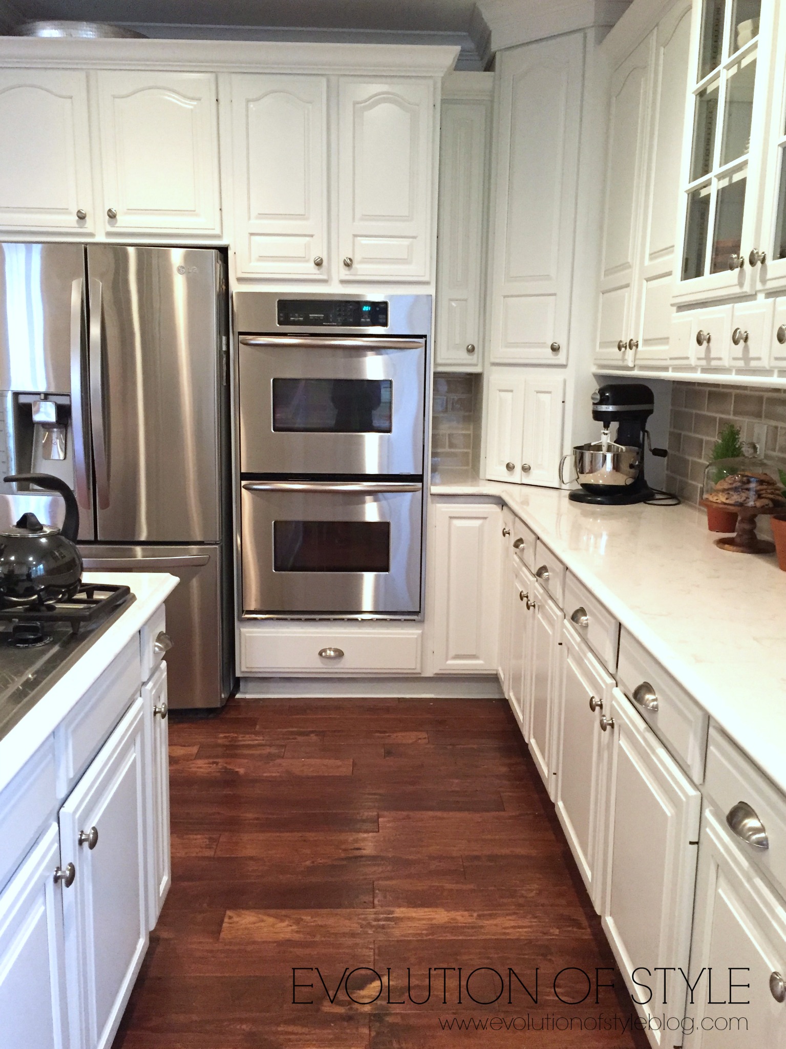 An Epic Painted Kitchen Cabinet Transformation - Evolution of Style